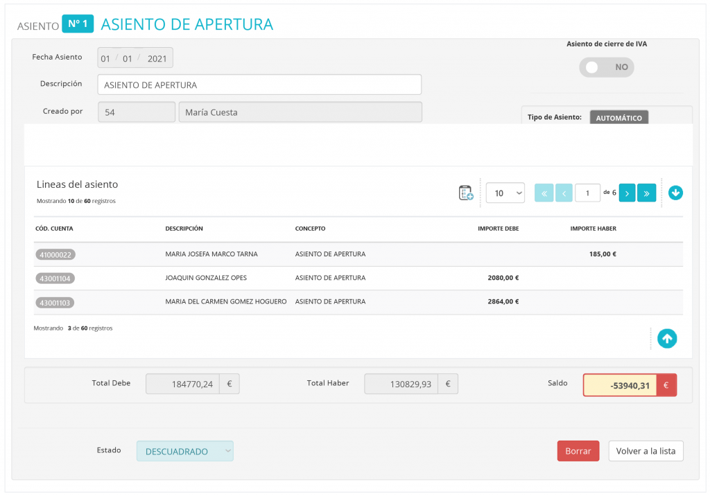 Programa de contabilidad integrada y automatizada - ecoSoft Consulting